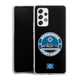 DeinDesign Galaxy A53 5G Handy Silikon H&uuml;lle Case transparent Handyh&uuml;lle Logo Hamburger Sv Hsv Silikon Case