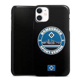 DeinDesign iPhone 11 Handy Premium Case Smartphone Handyh&uuml;lle Schutzh&uuml;lle gl&auml;nzend Logo Hamburger Sv Hsv Premium Case