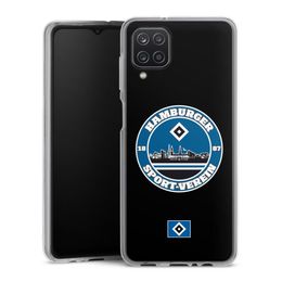 DeinDesign Galaxy A12 Handy Silikon H&uuml;lle Case transparent Handyh&uuml;lle Logo Hamburger Sv Hsv Silikon Case