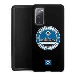 DeinDesign Galaxy S20 FE Handy Panzer Handyh&uuml;lle robuste Outdoor H&uuml;lle Schutzh&uuml;lle matt Logo Hamburger Sv Hsv Tough Case