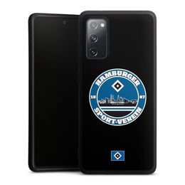 DeinDesign Galaxy S20 FE Handy Premium Silikon H&uuml;lle Handyh&uuml;lle schwarz Case Logo Hamburger Sv Hsv Silikon Premium Case