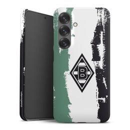 DeinDesign Galaxy S25 Handy Premium Case Smartphone Handyh&uuml;lle Schutzh&uuml;lle matt Official Licensed Product Borussia M&ouml;nchengladbach Coat Of Arms Premium Case
