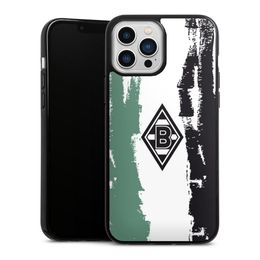 DeinDesign iPhone 13 Pro Max Handy Silikon H&uuml;lle Case schwarz Handyh&uuml;lle Official Licensed Product Borussia M&ouml;nchengladbach Coat Of Arms