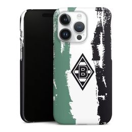 DeinDesign iPhone 14 Pro Handy Premium Case Smartphone Handyh&uuml;lle Schutzh&uuml;lle matt Official Licensed Product Borussia M&ouml;nchengladbach Coat Of Arms Premium Case
