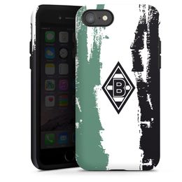 DeinDesign iPhone SE (2022) Handy Panzer Handyh&uuml;lle robuste Outdoor H&uuml;lle Schutzh&uuml;lle matt Borussia M&ouml;nchengladbach Official Licensed Product Coat Of Arms Tough 