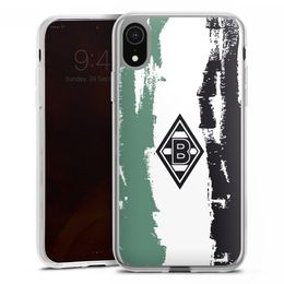 DeinDesign iPhone Xr Handy Silikon H&uuml;lle Case transparent Handyh&uuml;lle Official Licensed Product Borussia M&ouml;nchengladbach Coat Of Arms Silikon Case
