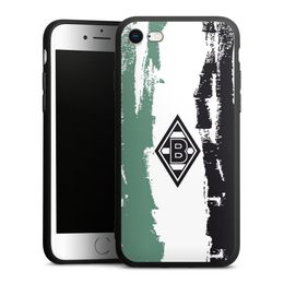 DeinDesign iPhone SE (2020) Handy Premium Silikon H&uuml;lle Handyh&uuml;lle schwarz Case Official Licensed Product Borussia M&ouml;nchengladbach Coat Of Arms Silikon Premium 