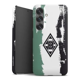 DeinDesign Galaxy S25 Handy Premium Case Smartphone Handyh&uuml;lle Schutzh&uuml;lle gl&auml;nzend Official Licensed Product Borussia M&ouml;nchengladbach Coat Of Arms Premium Case