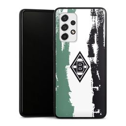 DeinDesign Galaxy A53 5G Handy Silikon H&uuml;lle Case schwarz Handyh&uuml;lle Official Licensed Product Borussia M&ouml;nchengladbach Coat Of Arms
