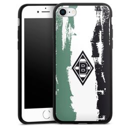DeinDesign iPhone SE (2020) Handy Slim Case extra d&uuml;nn Silikon Handyh&uuml;lle schwarz H&uuml;lle Official Licensed Product Borussia M&ouml;nchengladbach Coat Of Arms Silikon 