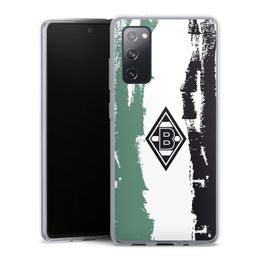 DeinDesign Galaxy S20 FE 5G Handy Silikon H&uuml;lle Case transparent Handyh&uuml;lle Borussia M&ouml;nchengladbach Official Licensed Product Coat Of Arms Silikon Case