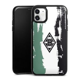 DeinDesign iPhone 11 Handy Silikon H&uuml;lle Case schwarz Handyh&uuml;lle Borussia M&ouml;nchengladbach Official Licensed Product Coat Of Arms