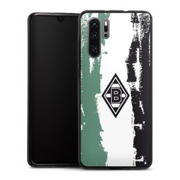 DeinDesign Huawei P30 Pro Handy Silikon H&uuml;lle Case schwarz Handyh&uuml;lle Official Licensed Product Borussia M&ouml;nchengladbach Coat Of Arms
