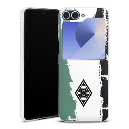 DeinDesign Galaxy Z Flip 6 Handy Hard Case Schutzh&uuml;lle transparent Smartphone Handy H&uuml;lle Official Licensed Product Borussia M&ouml;nchengladbach Coat Of Arms Hard 
