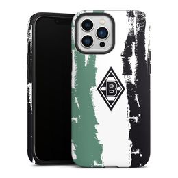 DeinDesign iPhone 13 Pro Max Handy Panzer Handyh&uuml;lle robuste Outdoor H&uuml;lle Schutzh&uuml;lle gl&auml;nzend Official Licensed Product Borussia M&ouml;nchengladbach Coat Of Arms 