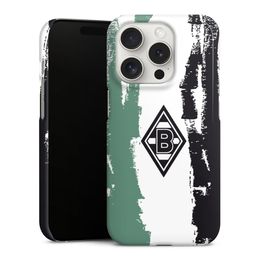 DeinDesign iPhone 15 Pro Handy Premium Case Smartphone Handyh&uuml;lle Schutzh&uuml;lle gl&auml;nzend Official Licensed Product Borussia M&ouml;nchengladbach Coat Of Arms Premium 
