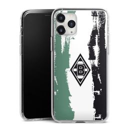 DeinDesign iPhone 11 Pro Max Handy Silikon H&uuml;lle Case transparent Handyh&uuml;lle Official Licensed Product Borussia M&ouml;nchengladbach Coat Of Arms Silikon Case