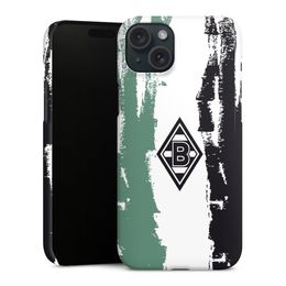 DeinDesign iPhone 15 Plus Handy Premium Case Smartphone Handyh&uuml;lle Schutzh&uuml;lle gl&auml;nzend Official Licensed Product Borussia M&ouml;nchengladbach Coat Of Arms Premium 