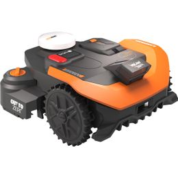 Rasenm&auml;hroboter WORX "Landroid Vision Cloud WR318E 2WD ohne Begrenzungskabel, Auto-Mapping", orange (orange, schwarz), B:50cm H:28,3cm T:61,4cm, Rasenm&auml;hroboter, App-Steuerung