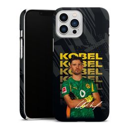 DeinDesign iPhone 13 Pro Max Handy Premium Case Smartphone Handyh&uuml;lle Schutzh&uuml;lle matt Borussia Dortmund Gregor Kobel Bvb Premium Case