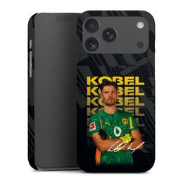 DeinDesign iPhone 17 Pro Max Handy Premium Case Smartphone Handyh&uuml;lle Schutzh&uuml;lle matt Borussia Dortmund Gregor Kobel Bvb Premium Case