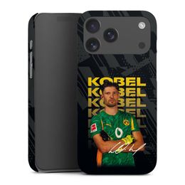 DeinDesign iPhone 17 Pro Max Handy Premium Case Smartphone Handyh&uuml;lle Schutzh&uuml;lle gl&auml;nzend Borussia Dortmund Gregor Kobel Bvb Premium Case