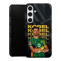 DeinDesign Galaxy S24 Handy Premium Case Smartphone Handyh&uuml;lle Schutzh&uuml;lle gl&auml;nzend Borussia Dortmund Gregor Kobel Bvb Premium Case