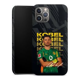DeinDesign iPhone 12 Pro Max Handy Premium Case Smartphone Handyh&uuml;lle Schutzh&uuml;lle matt Borussia Dortmund Gregor Kobel Bvb Premium Case