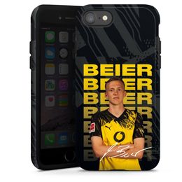 DeinDesign iPhone SE (2020) Handy Panzer Handyh&uuml;lle robuste Outdoor H&uuml;lle Schutzh&uuml;lle gl&auml;nzend Borussia Dortmund Bvb Maximilian Beier Tough Case
