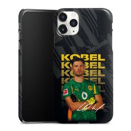 DeinDesign iPhone 11 Pro Max Handy Premium Case Smartphone Handyh&uuml;lle Schutzh&uuml;lle gl&auml;nzend Borussia Dortmund Bvb Gregor Kobel Premium Case