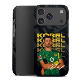 DeinDesign iPhone 17 Pro Handy Premium Case Smartphone Handyh&uuml;lle Schutzh&uuml;lle gl&auml;nzend Borussia Dortmund Gregor Kobel Bvb Premium Case