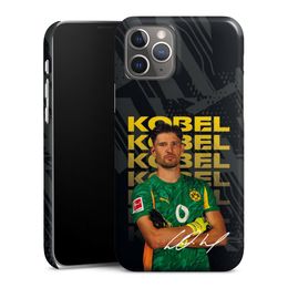 DeinDesign iPhone 12 Pro Handy Premium Case Smartphone Handyh&uuml;lle Schutzh&uuml;lle gl&auml;nzend Borussia Dortmund Gregor Kobel Bvb Premium Case