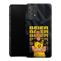 DeinDesign Galaxy A52s 5G Handy Premium Case Smartphone Handyh&uuml;lle Schutzh&uuml;lle matt Borussia Dortmund Maximilian Beier Bvb Premium Case
