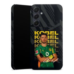 DeinDesign Galaxy A55 5G Handy Premium Case Smartphone Handyh&uuml;lle Schutzh&uuml;lle matt Borussia Dortmund Gregor Kobel Bvb Premium Case