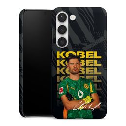 DeinDesign Galaxy S23 Handy Premium Case Smartphone Handyh&uuml;lle Schutzh&uuml;lle matt Borussia Dortmund Gregor Kobel Bvb Premium Case