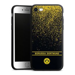 DeinDesign iPhone SE (2020) Handy Premium Silikon H&uuml;lle Handyh&uuml;lle schwarz Case Bvb Borussia Dortmund Ombre Silikon Premium Case