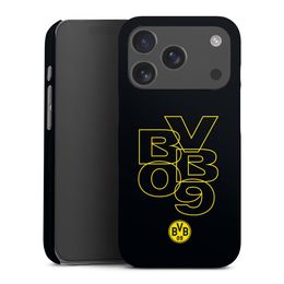DeinDesign iPhone 17 Pro Handy Premium Case Smartphone Handyh&uuml;lle Schutzh&uuml;lle matt Bvb Lettering Official Licensed Product Premium Case