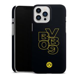 DeinDesign iPhone 13 Pro Max Handy Premium Case Smartphone Handyh&uuml;lle Schutzh&uuml;lle matt Bvb Lettering Official Licensed Product Premium Case