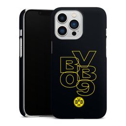 DeinDesign iPhone 13 Pro Handy Premium Case Smartphone Handyh&uuml;lle Schutzh&uuml;lle matt Bvb Lettering Official Licensed Product Premium Case