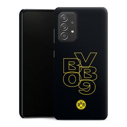 DeinDesign Galaxy A52s 5G Handy Premium Case Smartphone Handyh&uuml;lle Schutzh&uuml;lle matt Lettering Official Licensed Product Bvb Premium Case