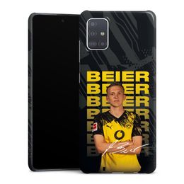 DeinDesign Galaxy A51 Handy Premium Case Smartphone Handyh&uuml;lle Schutzh&uuml;lle gl&auml;nzend Borussia Dortmund Maximilian Beier Bvb Premium Case