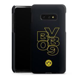DeinDesign Galaxy S10e Handy Premium Case Smartphone Handyh&uuml;lle Schutzh&uuml;lle matt Bvb Lettering Official Licensed Product Premium Case
