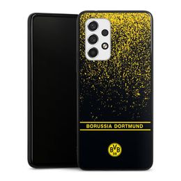 DeinDesign Galaxy A53 5G Handy Silikon H&uuml;lle Case schwarz Handyh&uuml;lle Bvb Borussia Dortmund Ombre