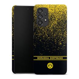 DeinDesign Galaxy A53 5G Handy Premium Case Smartphone Handyh&uuml;lle Schutzh&uuml;lle gl&auml;nzend Bvb Borussia Dortmund Ombre Premium Case