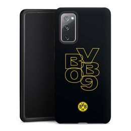 DeinDesign Galaxy S20 FE Handy Panzer Handyh&uuml;lle robuste Outdoor H&uuml;lle Schutzh&uuml;lle matt Official Licensed Product Lettering Bvb Tough Case