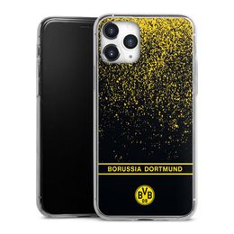 DeinDesign iPhone 11 Pro Handy Slim Case Silikon Handyh&uuml;lle transparent H&uuml;lle extra d&uuml;nn Bvb Ombre Borussia Dortmund Silikon Slim Case