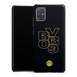 DeinDesign Galaxy A51 Handy Premium Case Smartphone Handyh&uuml;lle Schutzh&uuml;lle gl&auml;nzend Bvb Lettering Official Licensed Product Premium Case