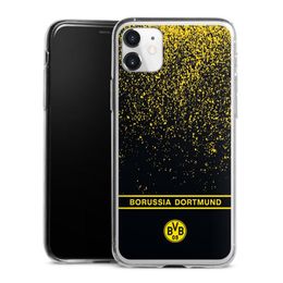 DeinDesign iPhone 11 Handy Slim Case Silikon Handyh&uuml;lle transparent H&uuml;lle extra d&uuml;nn Bvb Ombre Borussia Dortmund Silikon Slim Case
