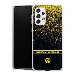 DeinDesign Galaxy A33 5G Handy Silikon H&uuml;lle Case transparent Handyh&uuml;lle Bvb Borussia Dortmund Ombre Silikon Case