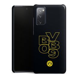DeinDesign Galaxy S20 FE Handy Premium Case Smartphone Handyh&uuml;lle Schutzh&uuml;lle gl&auml;nzend Official Licensed Product Lettering Bvb Premium Case
